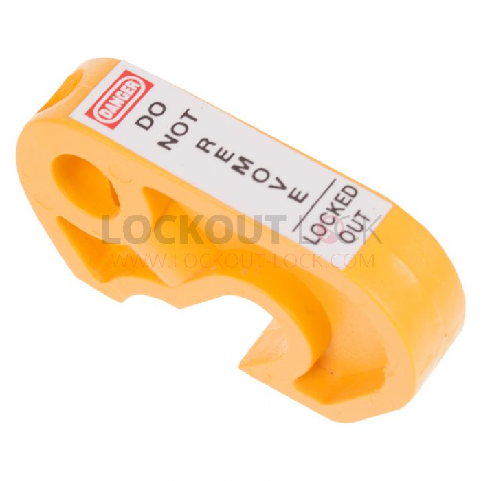 MCB Circuit Breaker Lockout - Yellow