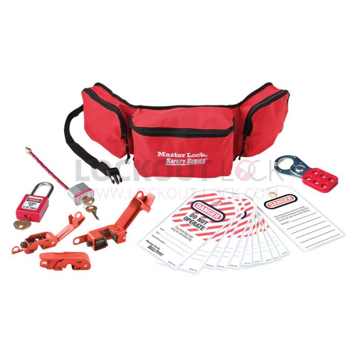 Masterlock 1456E410 Personal Lock Out Pouch Kit w/ 410 Padlock
