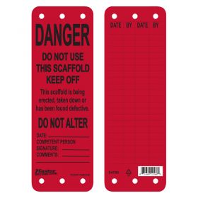 Masterlock S4801 Laminated Tags - 'Do Not Operate' (12x)