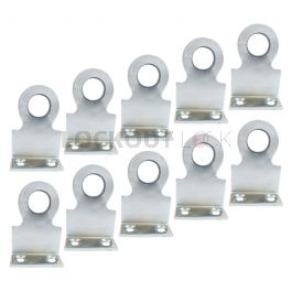 Bolt or Rivetable Right Angled Padlock Eye - Medium