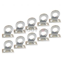 Bolt or Rivetable Right Angled Padlock Eye - Small