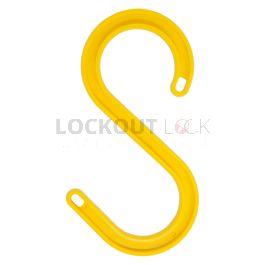 Lockout Lock LT-SCH-S6 S Type Safety Cable Hangers - 6 Inch - Set of 10