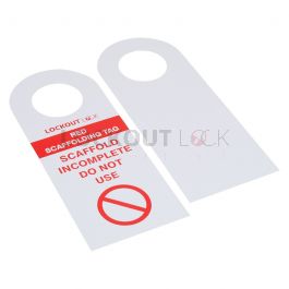 Red Scaff Tag / Scaffolding Tag (Set of 10)