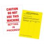 Caution Do Not Use this Machine Tag (Pack of 10)
